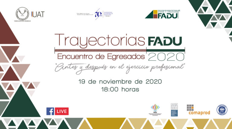Trayectorias FADU 2020 - Facultad de Arquitectura, Diseño y Urbanismo ...